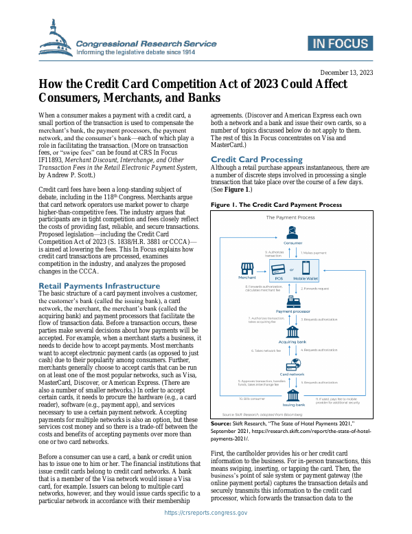 How the Credit Card Competition Act of 2023 Could Affect Consumers ...