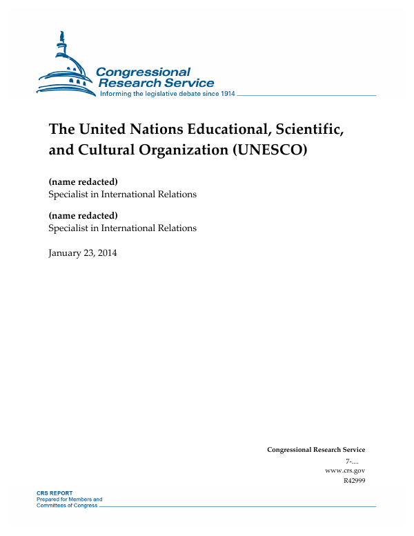 The United Nations Educational, Scientific, and Cultural Organization ...