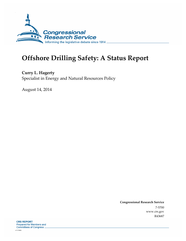 Offshore Drilling Safety: A Status Report - EveryCRSReport.com