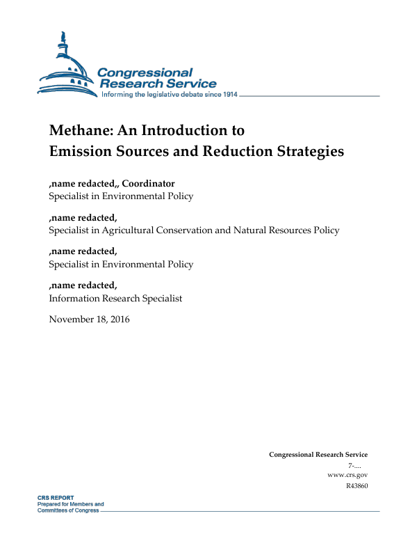 Methane: An Introduction to Emission Sources and Reduction Strategies ...