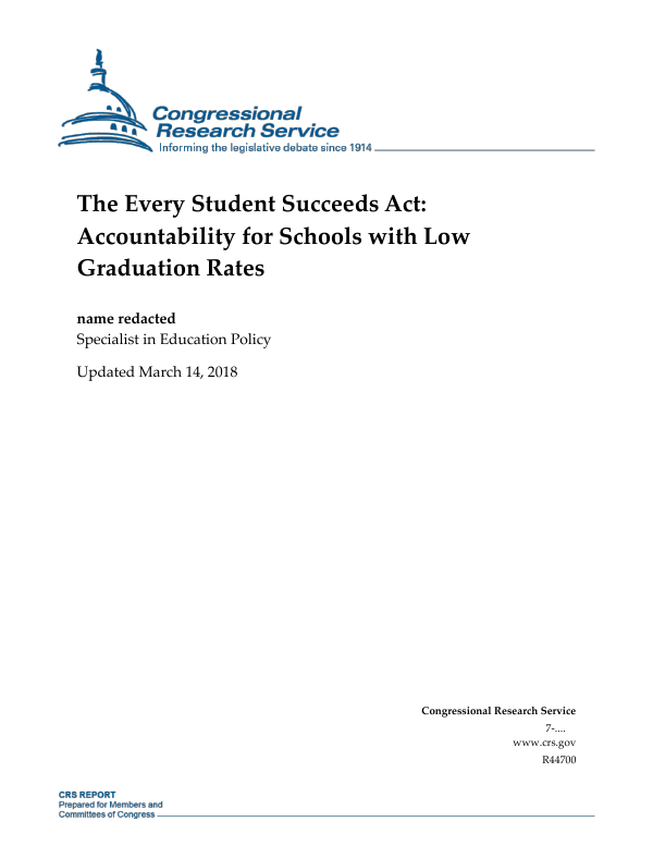 The Every Student Succeeds Act: Accountability for Schools with Low ...