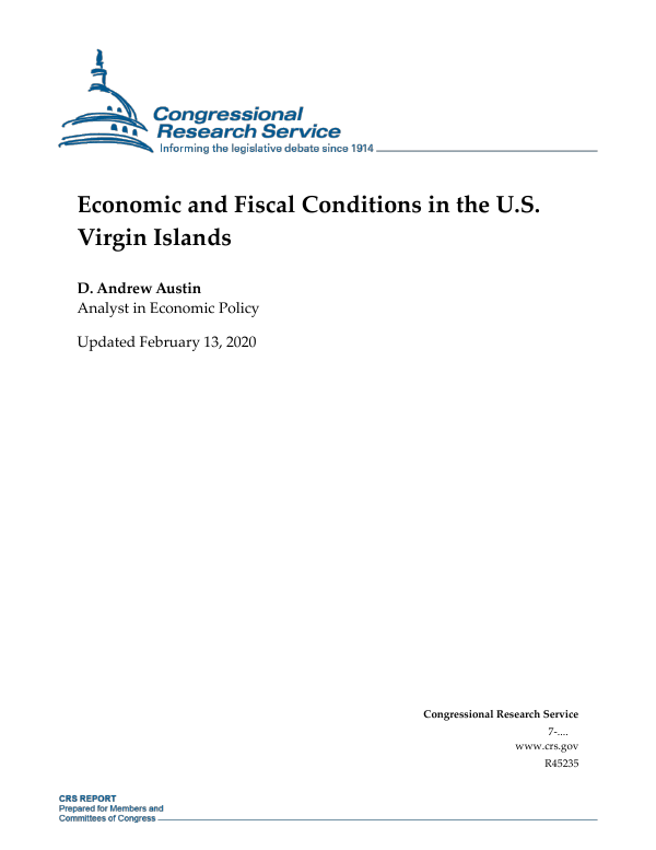 Economic and Fiscal Conditions in the U.S. Virgin Islands ...