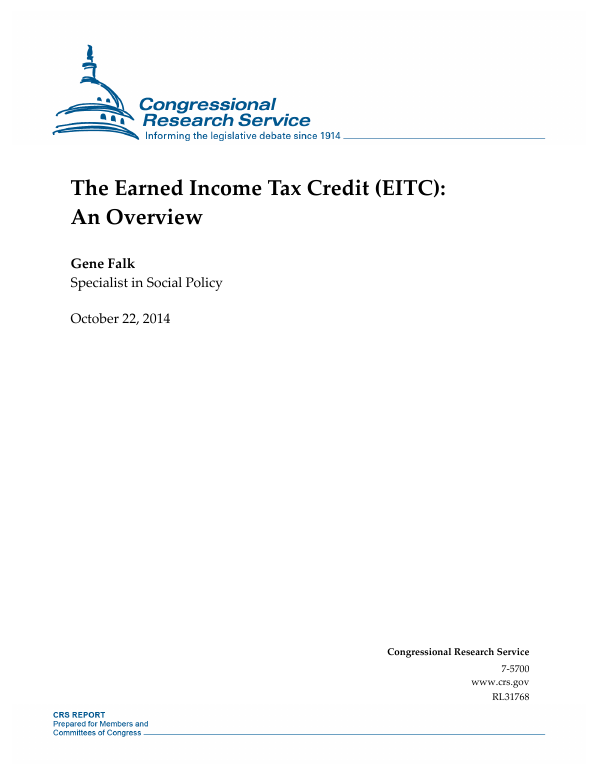 The Earned Income Tax Credit (EITC): An Overview - EveryCRSReport.com