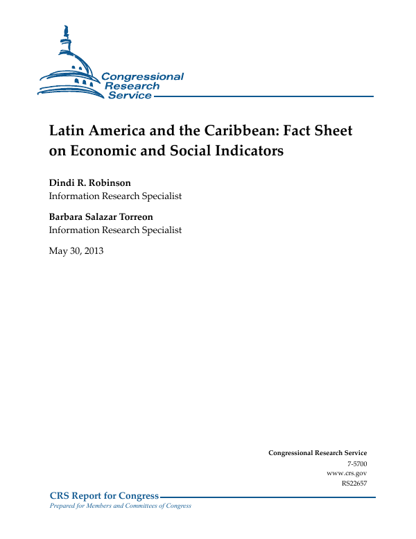 Latin America and the Caribbean: Fact Sheet on Economic and Social ...