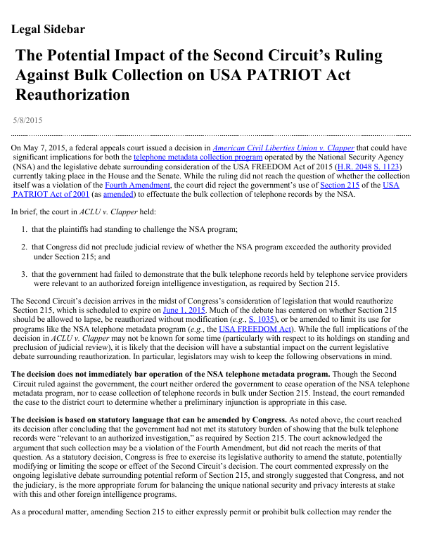 The Potential Impact of the Second Circuit's Ruling Against Bulk ...